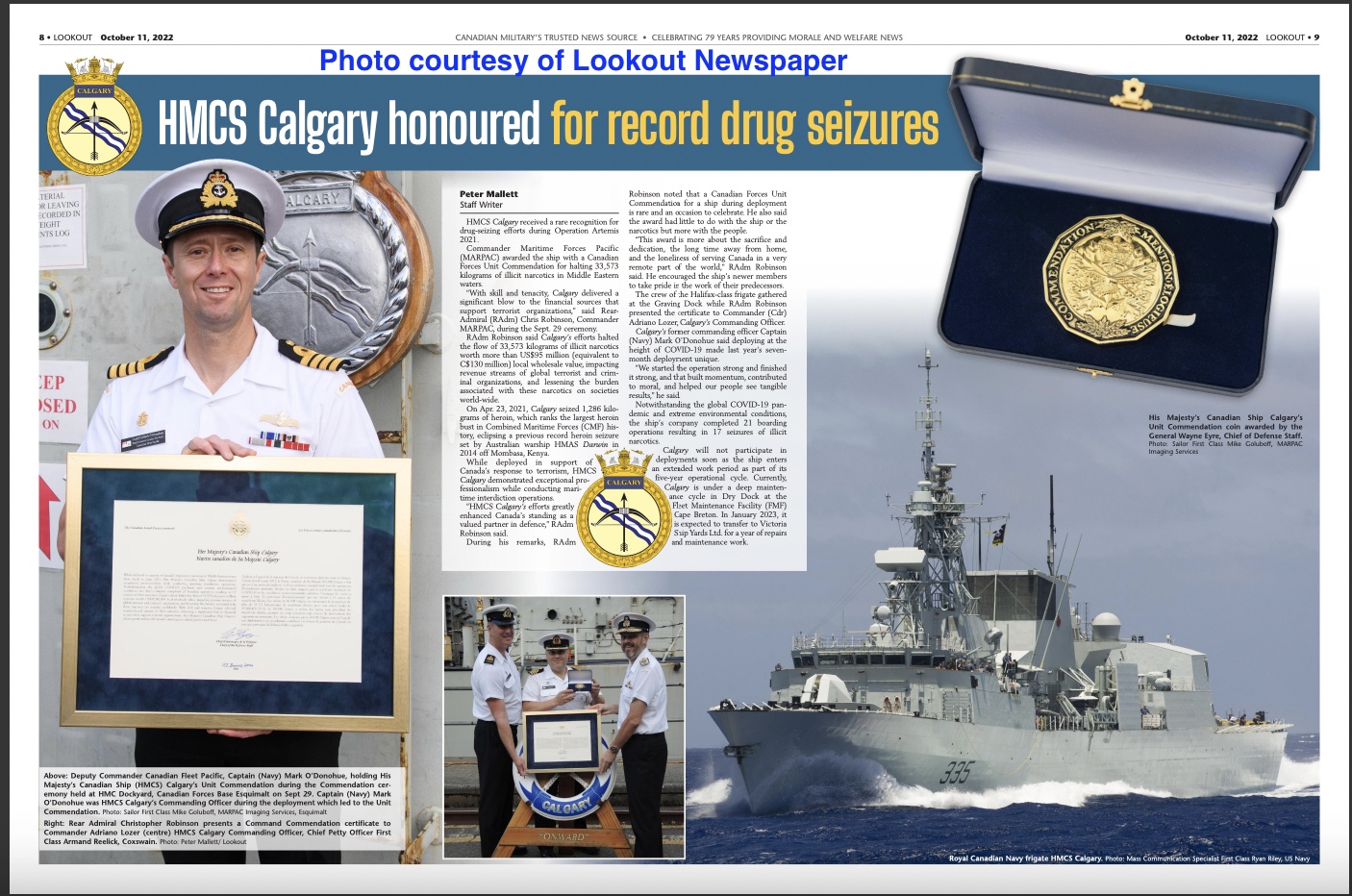 NAC News - Edition J483 - Naval Association of Canada